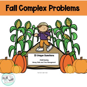 Fall Complex Problem Solving Executive Function No Prep OT Activity