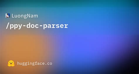 Luongnamppy Doc Parser · Hugging Face
