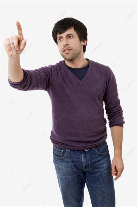 Man Pointing Screen Man People Attractive PNG Transparent Image And Clipart For Free Download