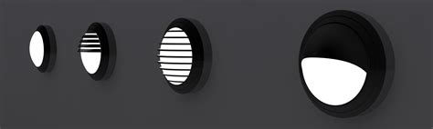 벽 원형 램프 3d 모델 5 3ds Free3d