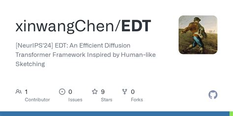 Github Xinwangchen Edt [neurips24] Edt An Efficient Diffusion
