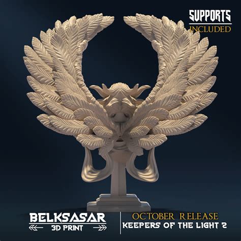 Stl File Bust Oracle Wings And No Wings・3d Printer Design To Download・cults