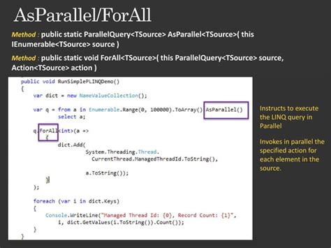 Parallel Programming In Net