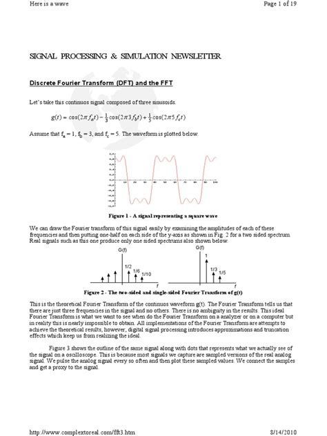 Fourier Tutorial3 Pdf Discrete Fourier Transform Spectral Density