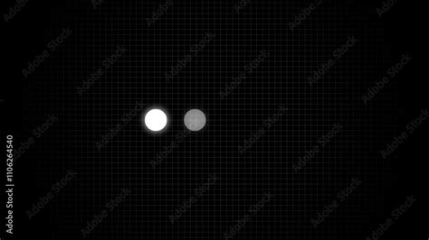 Animation Loading Bar 4 Dots Looping Progress Icon On Black Background Loading Animation