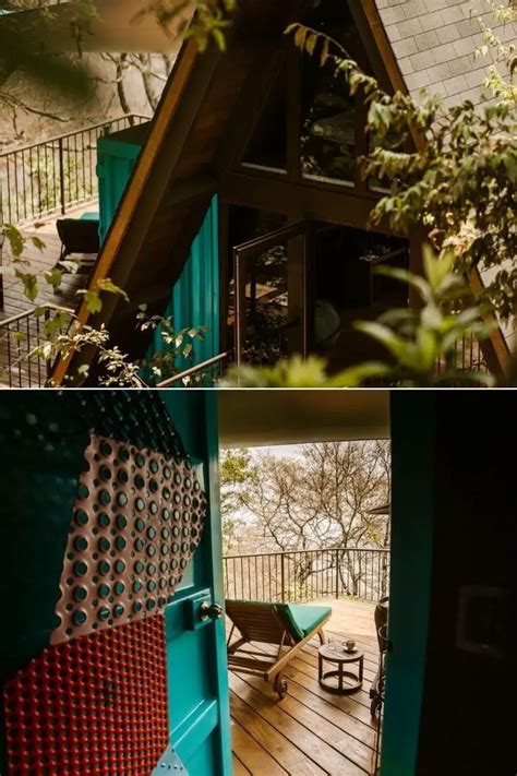 A Stylish Combination Of An A Frame House And A Shipping Container