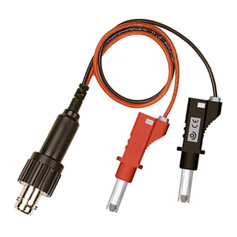 BNC plug two Ø mm stackable banana plugs with retractable sleeve ELECTRO PJP