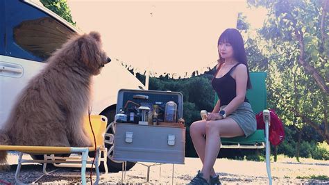 배 나무에 둘러쌓인 과수원에서 스타리아 차박 캠핑🚙 더치 오븐에 로스트 치킨 만들고 크레페에 맥주 한잔 차박 스타리아