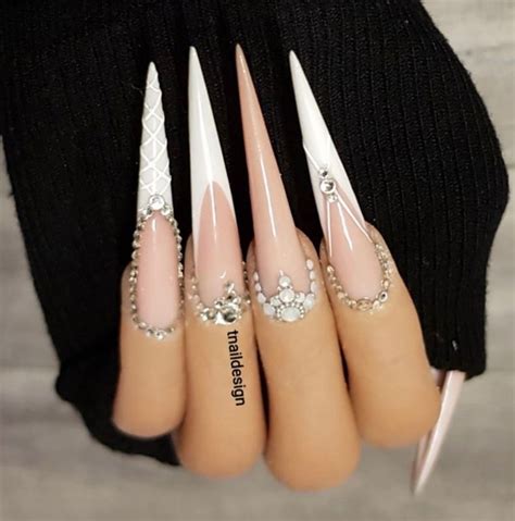 Long Acrylic Nails Shapes Sakiworthy