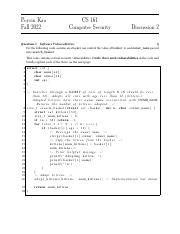02 Solutions Pdf Peyrin Kao Fall 2022 CS 161 Computer Security Discussion 2 Question 1