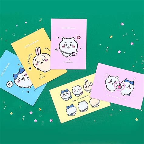 치이카와 치이카와 먼작귀 캐릭터 그림엽서택1 위시버킷