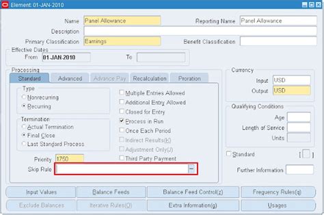 My Oracle World Writing A Skip Rule Formula In Oracle HRMS Payroll
