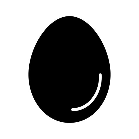 Egg Silhouette Icon Egg Shell Vector 27924546 Vector Art At Vecteezy