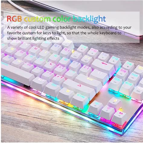 Cool Rgb Backlight 16 8 Million Color Key Caps For Usb Programmable Led Keyboard Mechanical