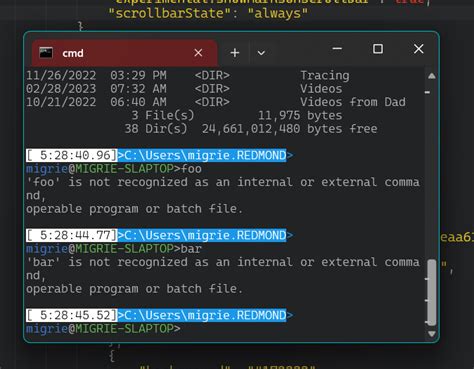 Classic Scrollbar · Issue 14968 · Microsoftterminal · Github