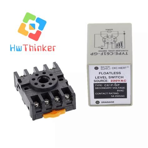 Jual C61F GP 220V AC Floatless Level Switch Relay Water Level Controller Shopee Indonesia