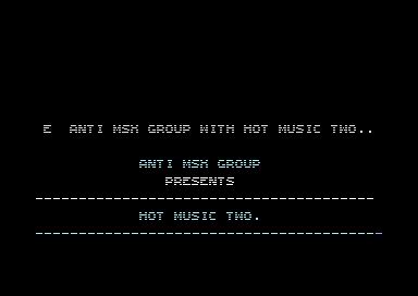 CSDb Hot Music Two By Anti MSX Group