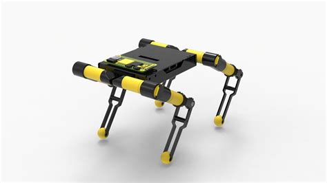 3d quadruped robot turbosquid 2231545