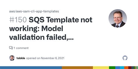 Sqs Template Not Working Model Validation Failed Eventsourcearn Failed Validation Constraint