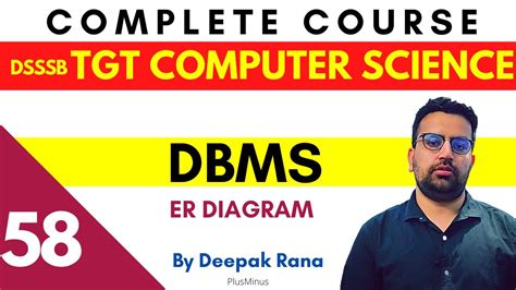 Live DSSSB TGT COMPUTER SCIENCE Class 58 DBMS ER DIAGRAM Deepak Sir YouTube