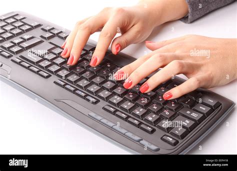 Hands Typing Hi Res Stock Photography And Images Alamy