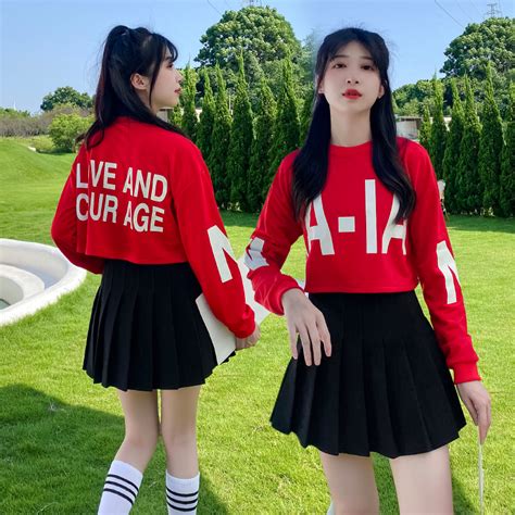 成人爵士舞服装女啦啦操服韩版女团爵士年会服大学生健美操舞蹈服 虎窝淘