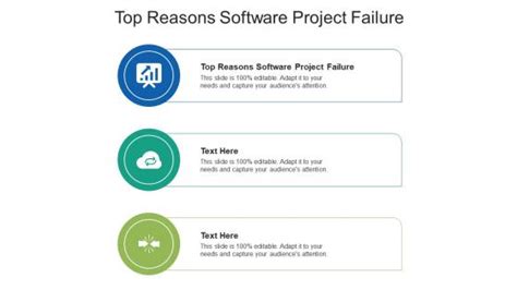 Reasons Project Failure PowerPoint Presentation And Slides PPT Template SlideTeam