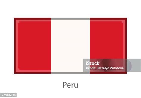 Bendera Peru Dalam Gaya Pixel Art Ilustrasi Stok Unduh Gambar