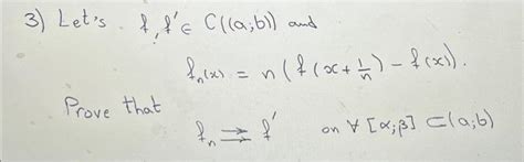 Solved Let S Le C A B And E Prove That F X N F Chegg Com