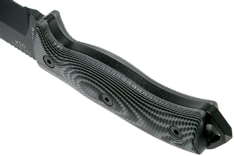Esee Model 5 Black Blade 3d Grey Black G10 Coltello Da Sopravvivenza