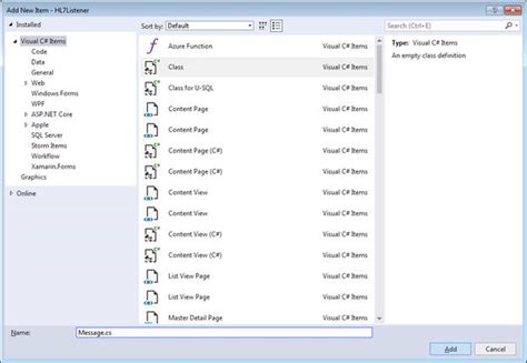 Sending An Hl7 Message Receiving It Using A Listener And Sending An