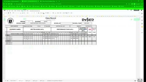 Video Tutorial On How To Utilize The Deped E Class Record Youtube