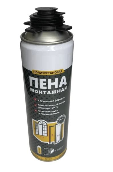 Бытовая монтажная пена ЛЕТО Используется для заполнения щелей и пустот ...