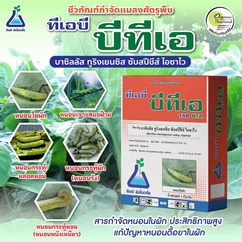 สารชีวภัณฑ์กำจัดแมลงศัตรูพืช ทีเอบี บีทีเอ Tab Innovation