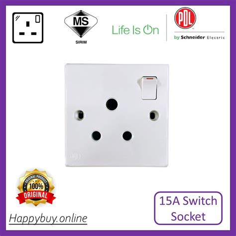 Pdl Switch Socket Outlet Socket Home Use Switch With Sirim Verification 1 4 Gang Heater Switch