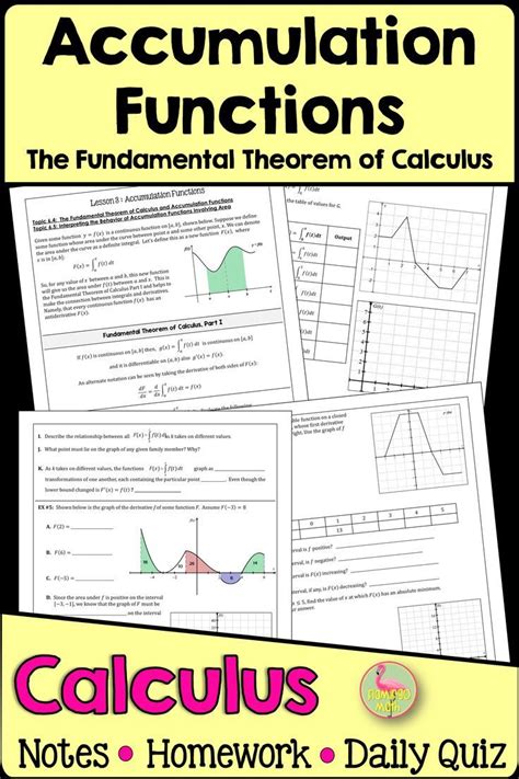 Calculus Accumulation Functions With Lesson Video Unit Calculus Ap Calculus Ap Calculus Ab