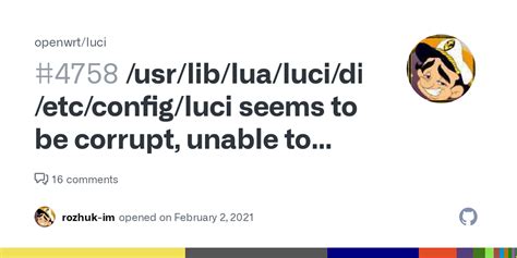 Usrliblualucidispatcherlua370 Etcconfigluci Seems To Be Corrupt Unable To Find