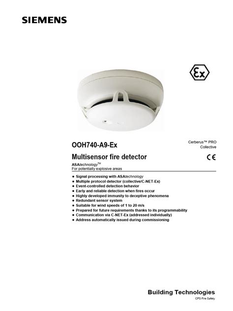 Ooh740 A9 Ex Pdf Sensor Smoke