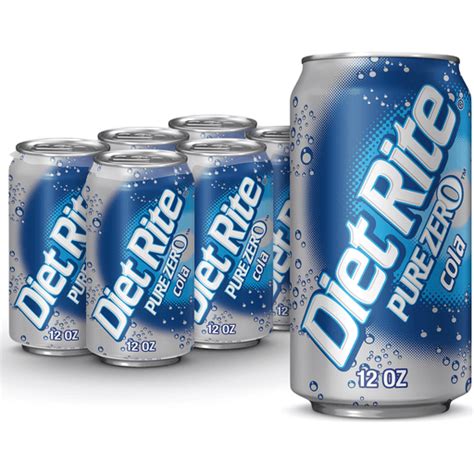 Diet Rite Cola 6 Pack Soft Drinks Foodtown