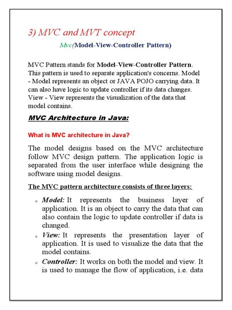 Diff Between Mvt And Mvc Pdf Modelviewcontroller Databases