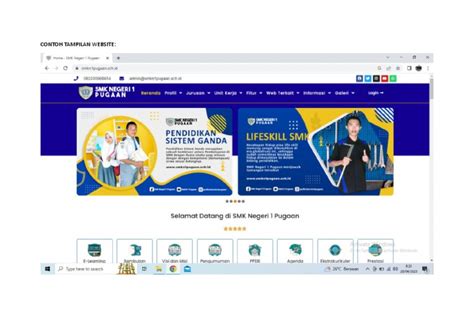 Contoh Tampilan Website Pdf