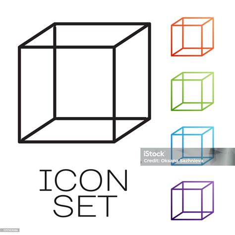 검은 선 흰색 배경에 격리 된 기능 수학 기호 아이콘입니다 다채로운 아이콘을 설정합니다 벡터 일러스트레이션 0명에 대한 스톡