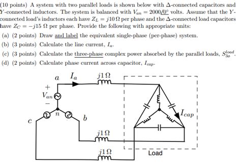 Solved Points A System With Two Parallel Loads Is Shown Chegg