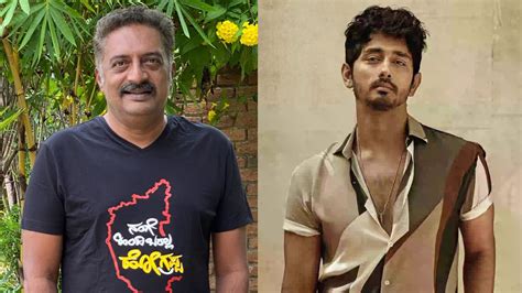 Prakash Raj Apologises To Siddharth As A Kannadiga Bengaluru News Times Now