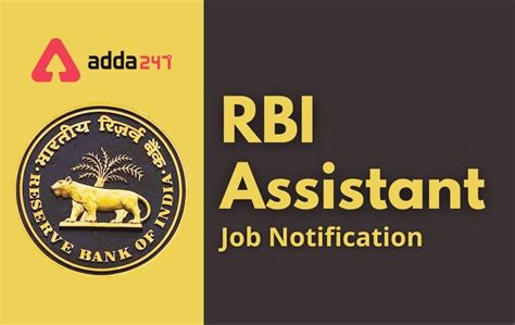 Rbi Assistant 2023 Notification Exam Date And Eligibility