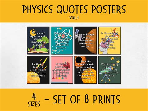 Physics Classroom Quotes Generic Scientist Quote Posters