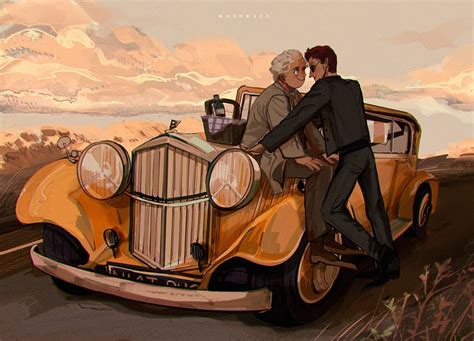Crowley And Aziraphale Good Omens Drawn By Mushbuzz Danbooru