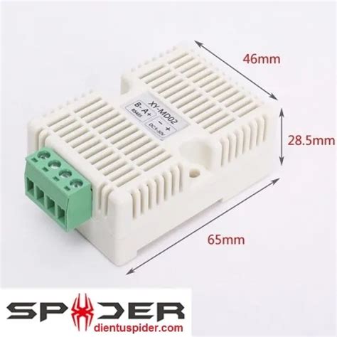 Module Cảm Biến Nhiệt độ Và độ ẩm Giao Tiếp Xy Md02 Modbus Nhiệt độ Độ ẩm Mưa Điện Tử Spider