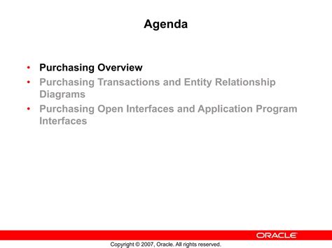 Basics Of Oracle Purchasing Ppt