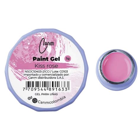 Painting Canm Kiss Rose Blissed Nails